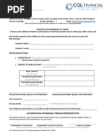 Receivables Confirmation Template | PDF