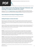 APTA PT Core Values | PDF | Psychotherapy | Physical Therapy