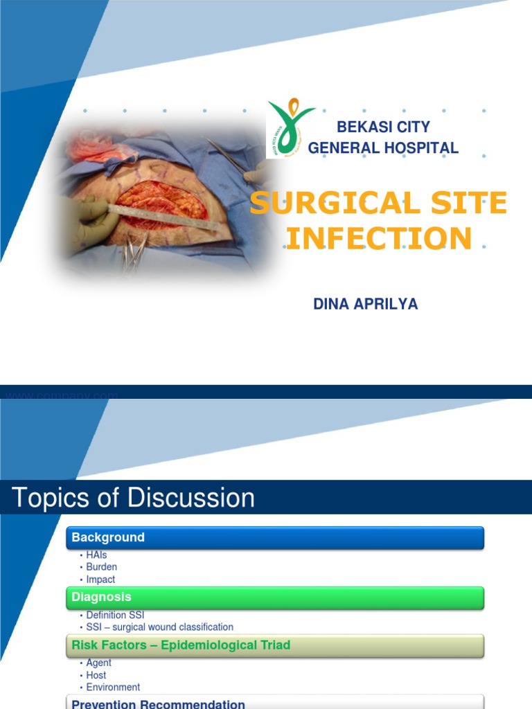 Surgical Site Infection | PDF | Surgery | Biofilm