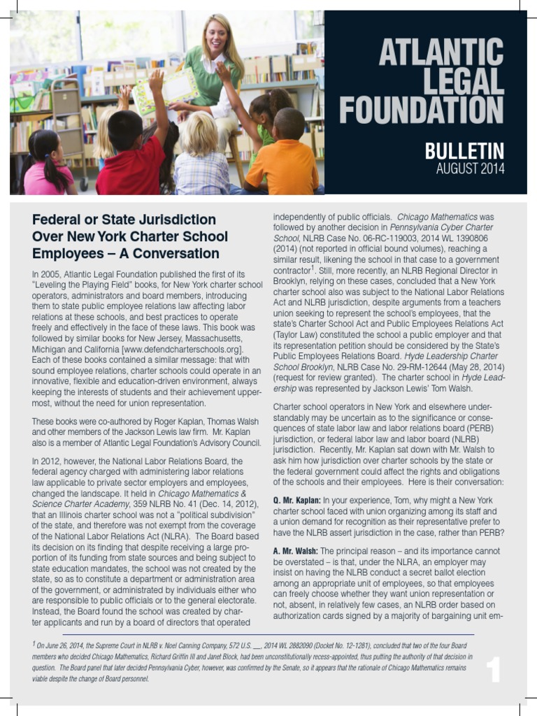 Atlantic Legal August 2014 Bulletin | PDF | National Labor Relations ...