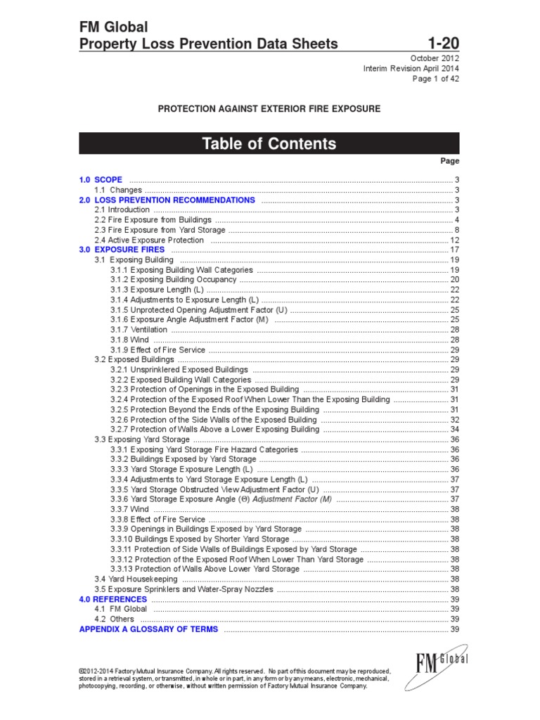 1.20 - Protection Against Exterior Fire Exposure PDF | PDF | Fire ...