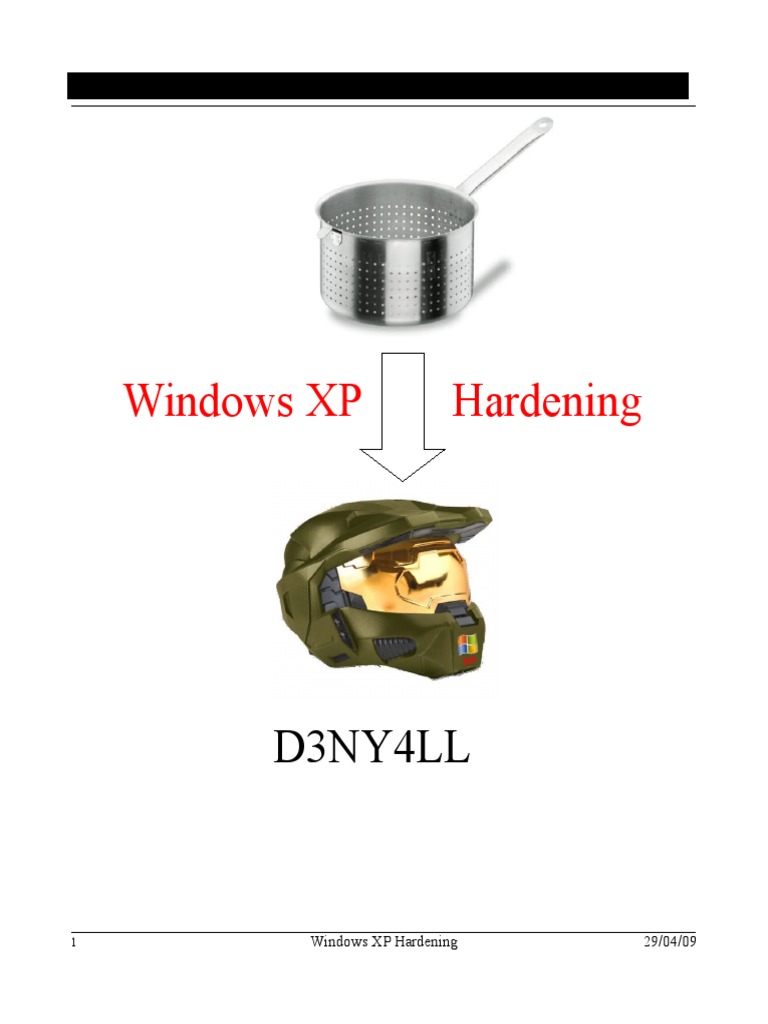 (361438228) Windows - XP - Hardening | PDF | Microsoft Windows ...