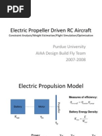 Raymer Simplified Aircraft Design Spreadsheet | PDF