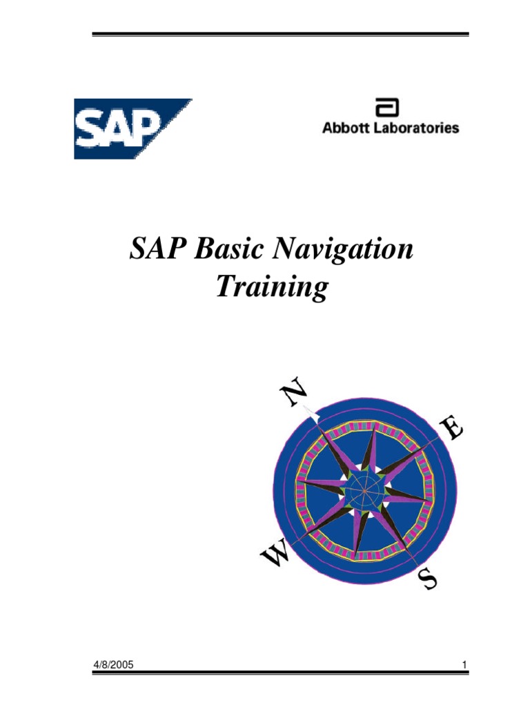 Sap Basic Navigation | PDF | Sap Se | Icon (Computing)