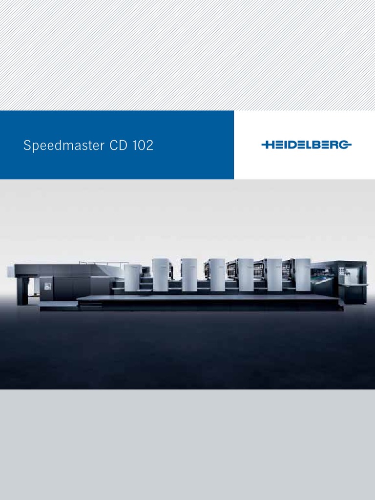 Guide Speedmaster CD 102 en PDF | PDF | Automation | Science