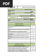 Formato Evaluacion Del Desempeno | PDF | Gestión de recursos humanos | Business