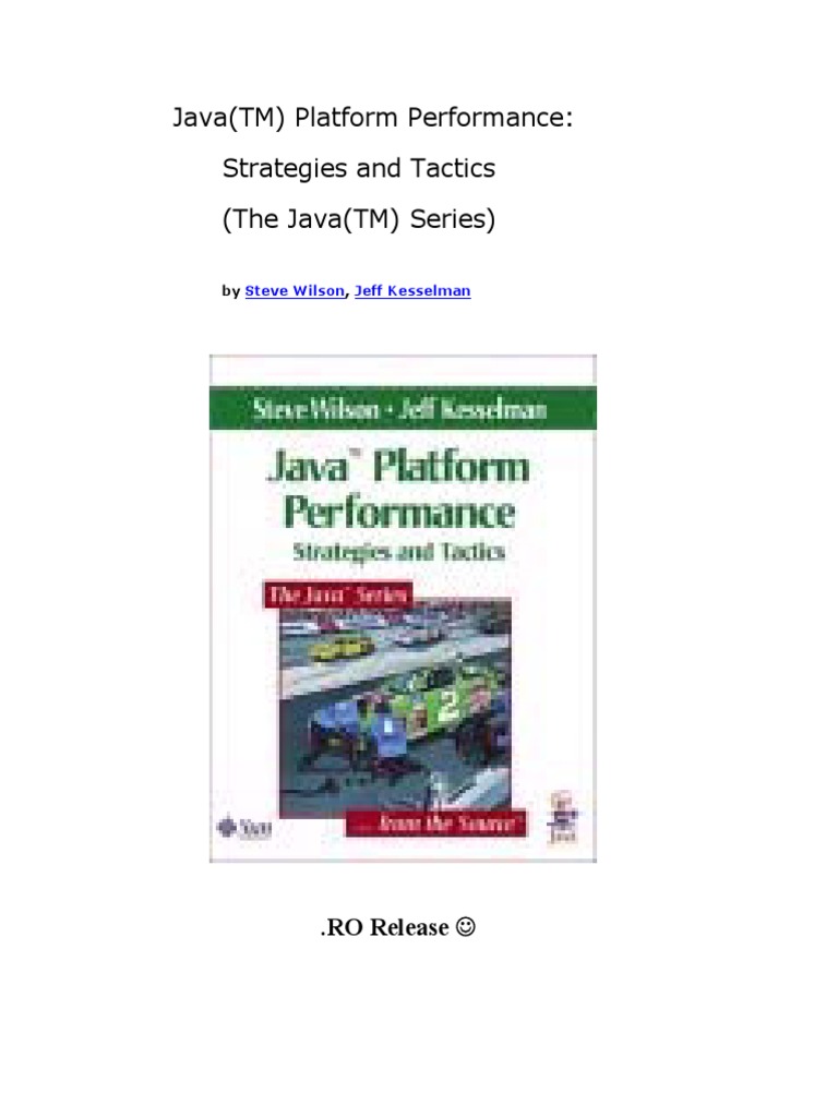 Java Platform Performance | PDF | Software Development Process | Java ...