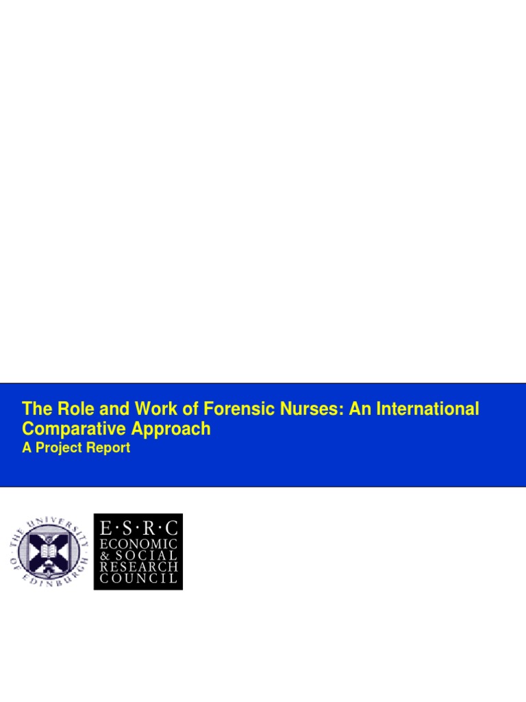 Forensic Nurse Report | PDF | Nursing | Forensic Science