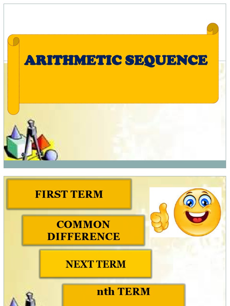 Arithmetic Sequence Basics | PDF | Games & Activities | Teaching ...