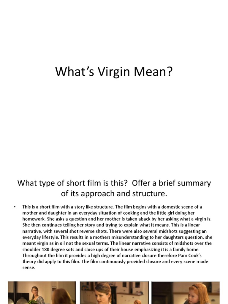 Understanding Virginity in Film | PDF | Narrative | Humour