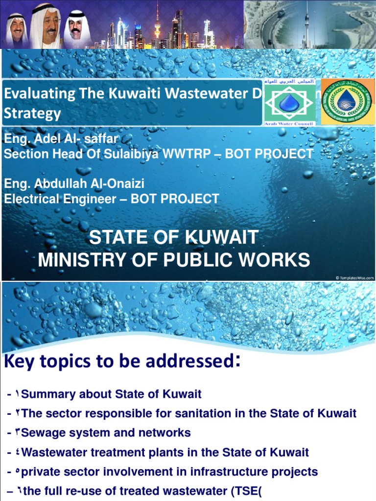 Kuwait Wastewater Development Strategy | PDF | Reclaimed Water | Water ...