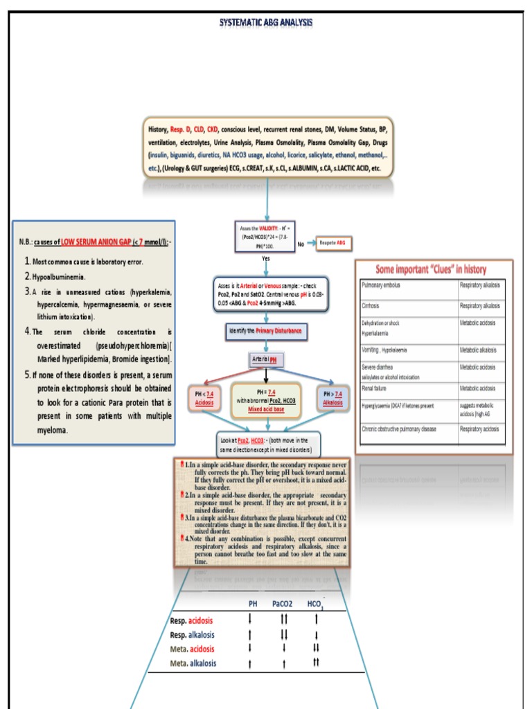 ABG Algorithm.pdf | Bicarbonate | Diseases And Disorders