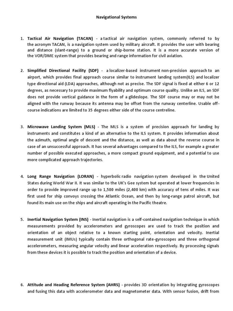 Nav Aids | PDF
