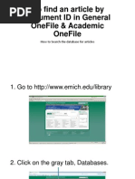 Access UoM e-Library Guide | PDF | Career & Growth | Business