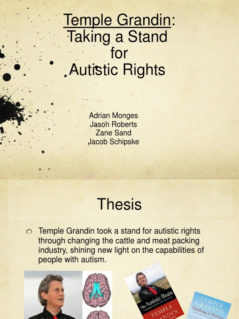 Temple Grandin Powerpoint | PDF | Autism | Asperger Syndrome
