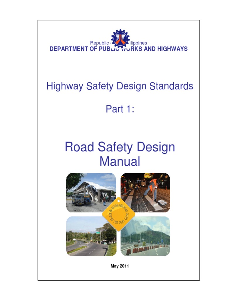 Road Safety Design Manual Overview | PDF | Road | Traffic