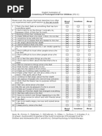 Mid 60 Adolescent Dissociation Assessment | PDF | Dissociation ...