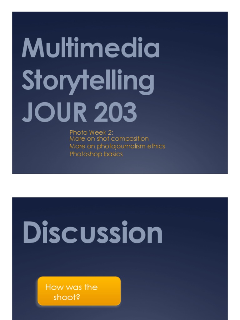 Fall2014 Week 6 Slides | PDF | Photo Manipulation | Art Media