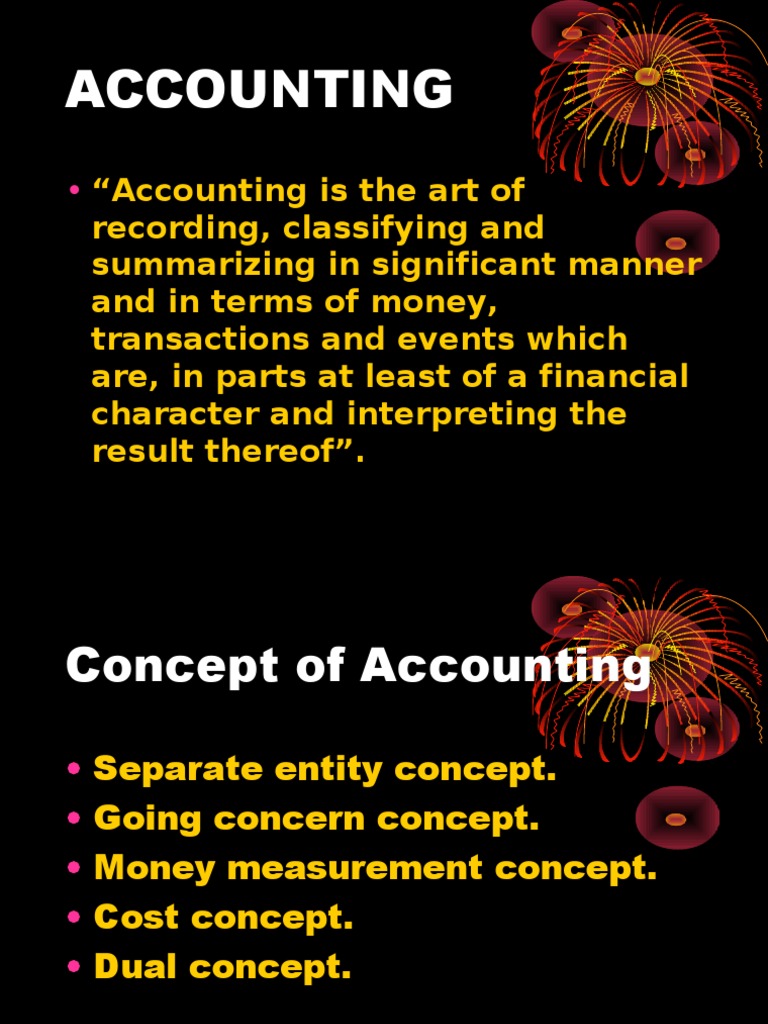 "Accounting Is The Art of Recording, Classifying and Summarizing | PDF | Debits And Credits ...