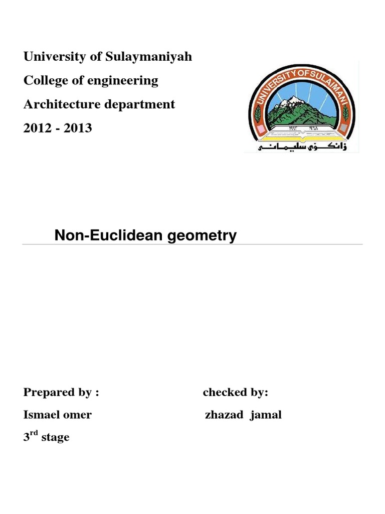 Non-Euclidean Geometry | PDF | Non Euclidean Geometry | Hyperbolic Geometry