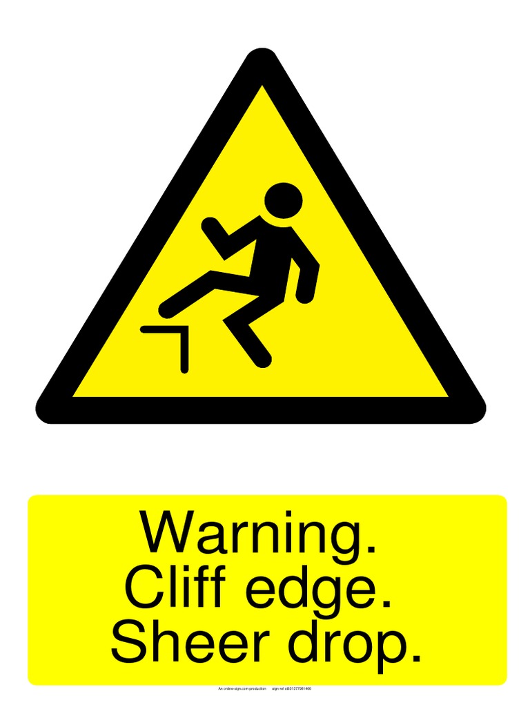Cliff Edge Warning Sign Design | PDF