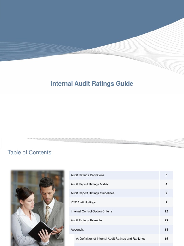 Internal Audit Ratings Guide | PDF | Risk Management | Internal Audit