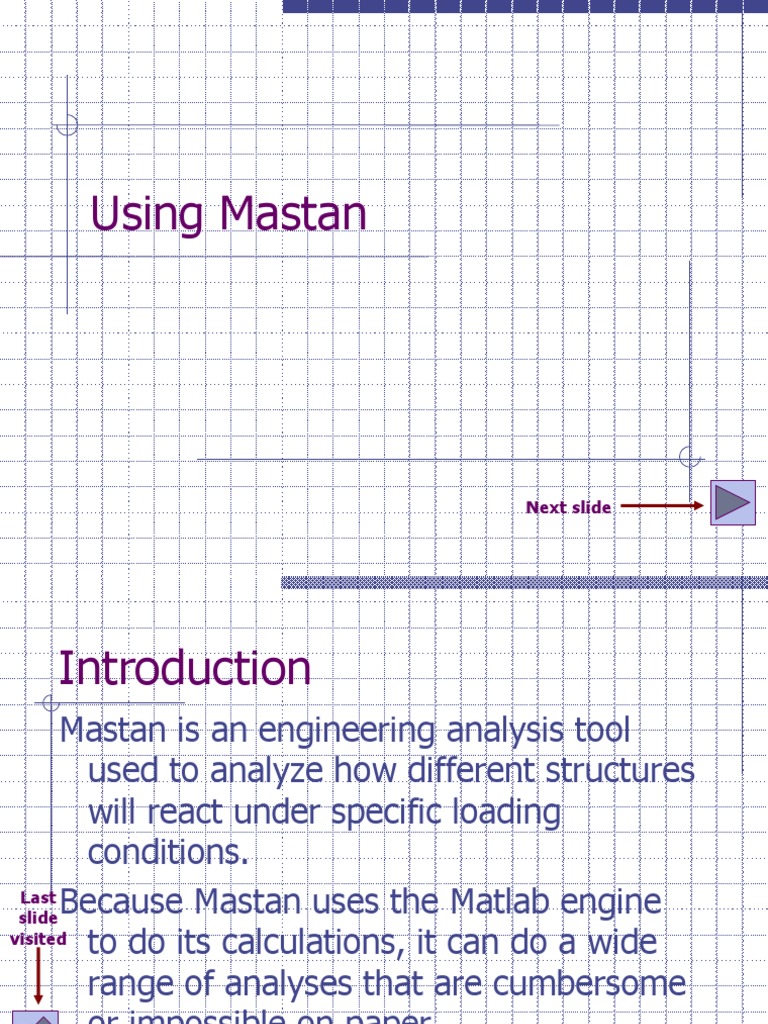 Using Mastan | PDF | Truss | Elasticity (Physics)