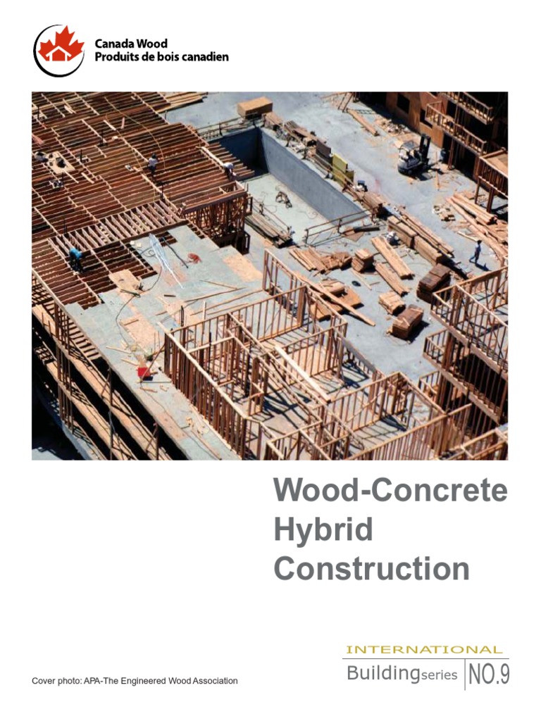 Wood Concrete Hybrid Construction | PDF | Framing (Construction) | Wall