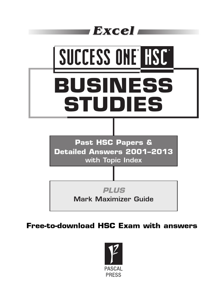 Business Studies 2012 HSC With Answer | PDF | Equity (Finance) | Employment
