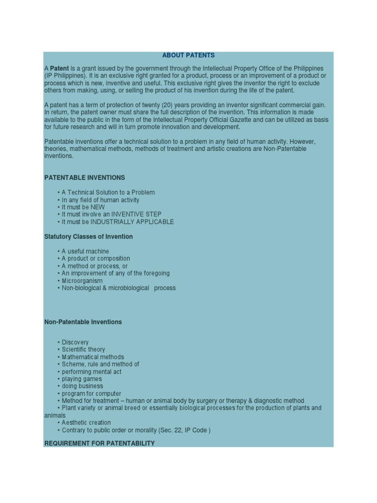 Patent Application Flow Chart | PDF | Patent Application | Glossary Of ...
