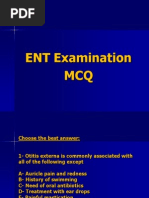 Ent MCQ | PDF | Human Nose | Health Sciences