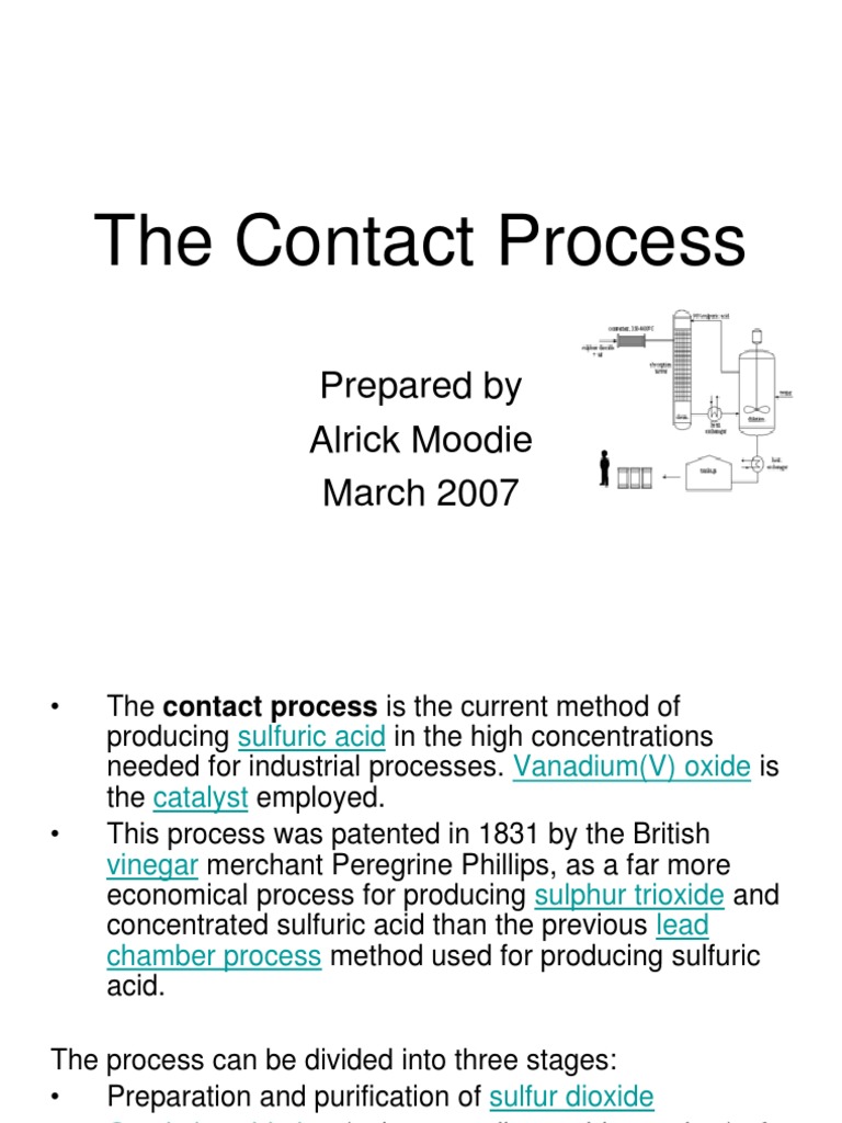 The Contact Process | Sulfuric Acid | Chemical Elements