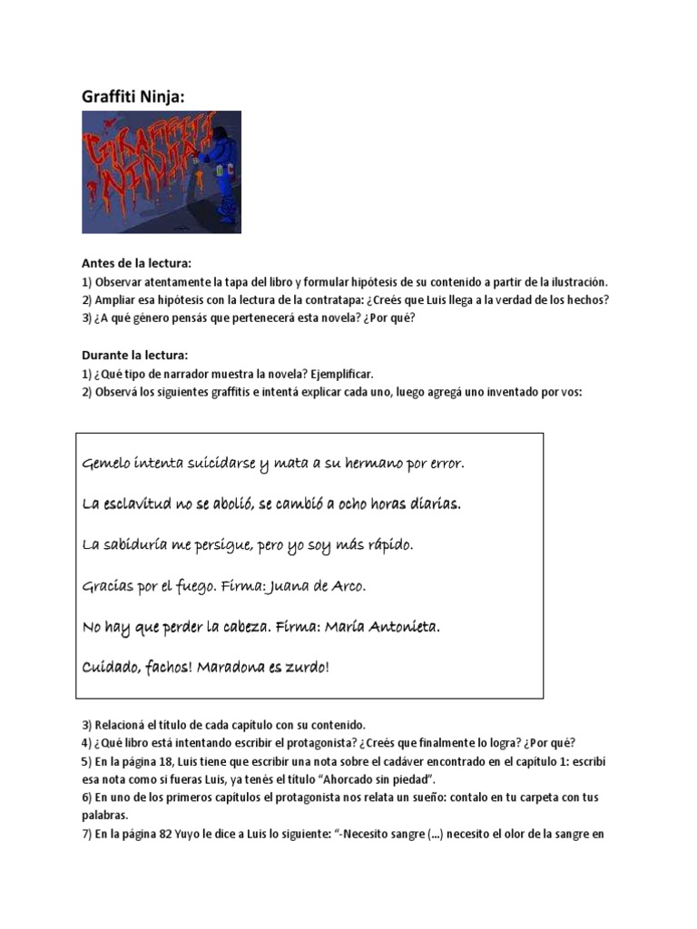 Graffiti Ninja PDF | PDF