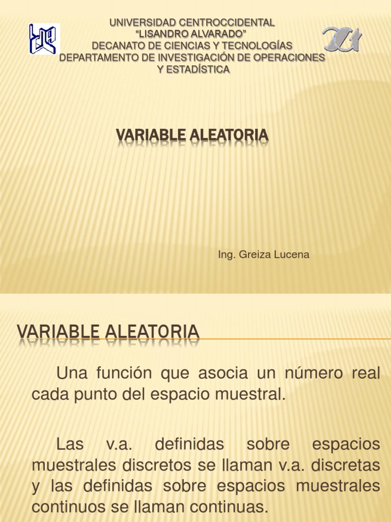 Variable Aleatoria | PDF | Variable aleatoria | Diferencia