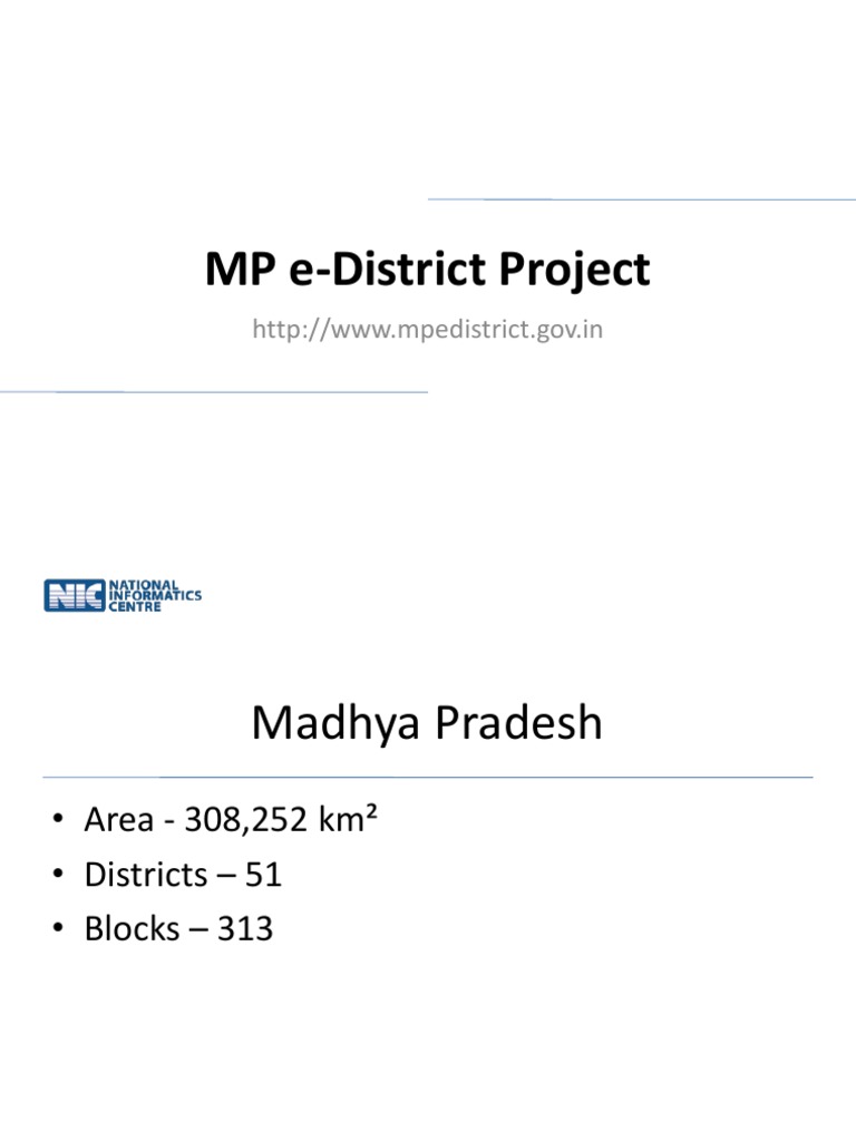 EDistrict Presentation MP | PDF | Digital Technology | Computing