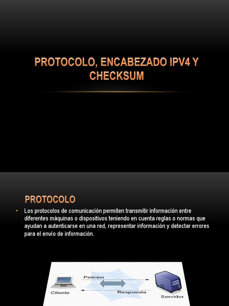 Guía del Protocolo IPv4 y Seguridad | PDF | Protocolos de internet ...