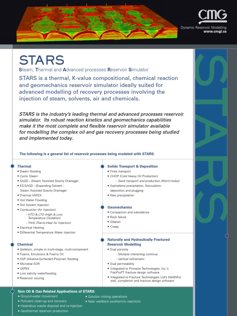 CMG Stars | PDF | Petroleum Reservoir | Applied And Interdisciplinary ...