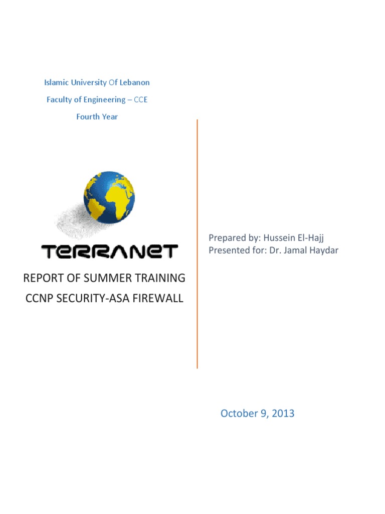 CISCO ASA Firewall Training | PDF | Firewall (Computing) | Proxy Server