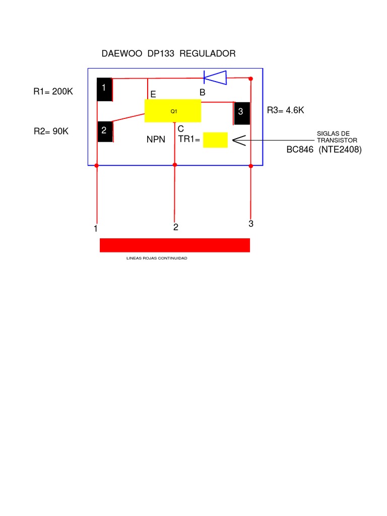 Diagrama de conexión DP133 Daewoo | PDF