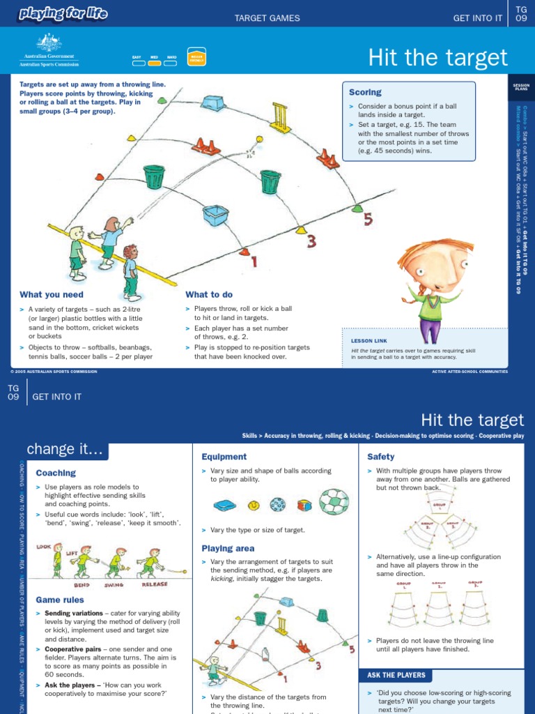 Hit The Target: Scoring | PDF | Games Of Physical Skill | Cricket