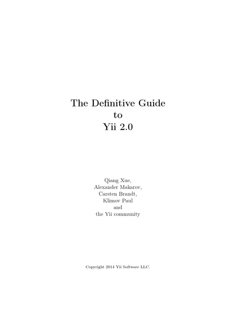 yii2-guide-pdf-php-web-server