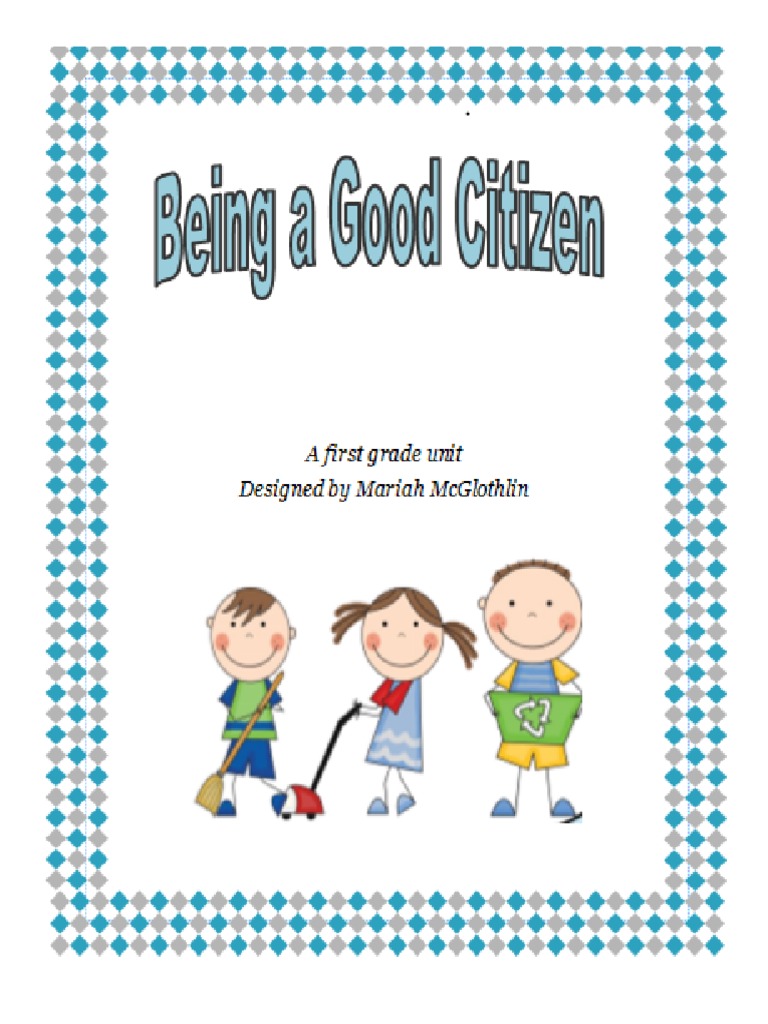 Good Citizen Unit for First Graders | PDF | Reading Comprehension ...