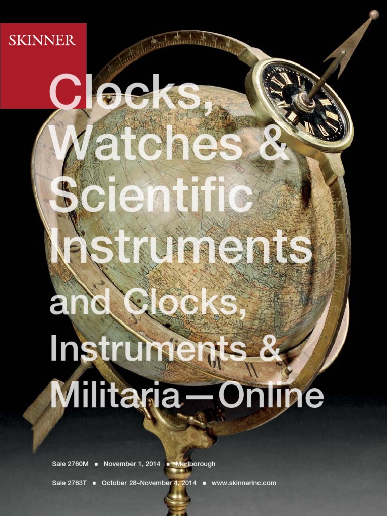 Clocks, Watches & Scientific Instruments - Skinner Auction 2760M | PDF ...
