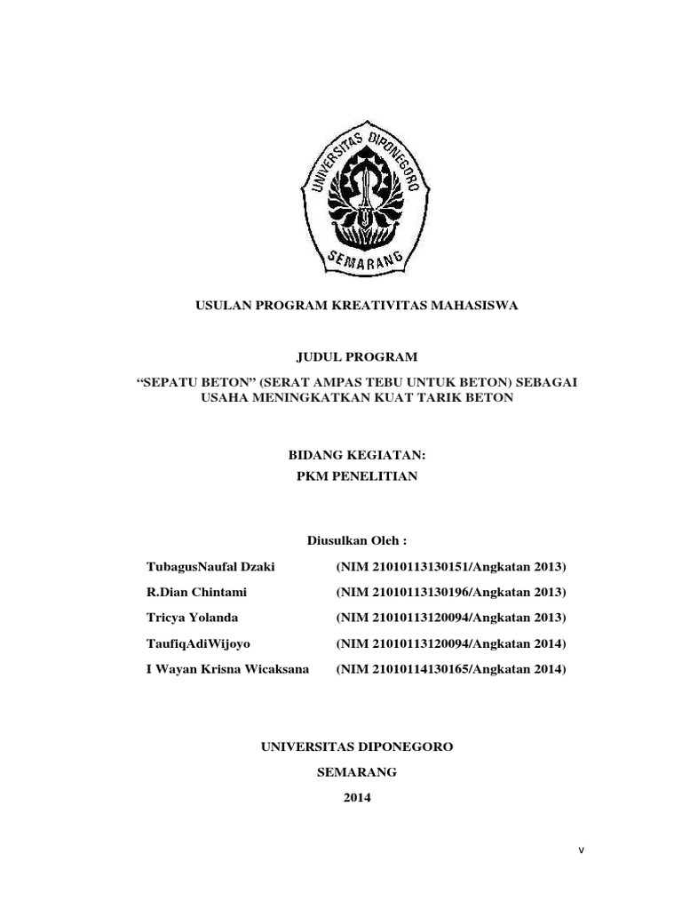 Sepatu Beton: Inovasi Serat Ampas Tebu untuk Kuat Tarik Beton | PDF