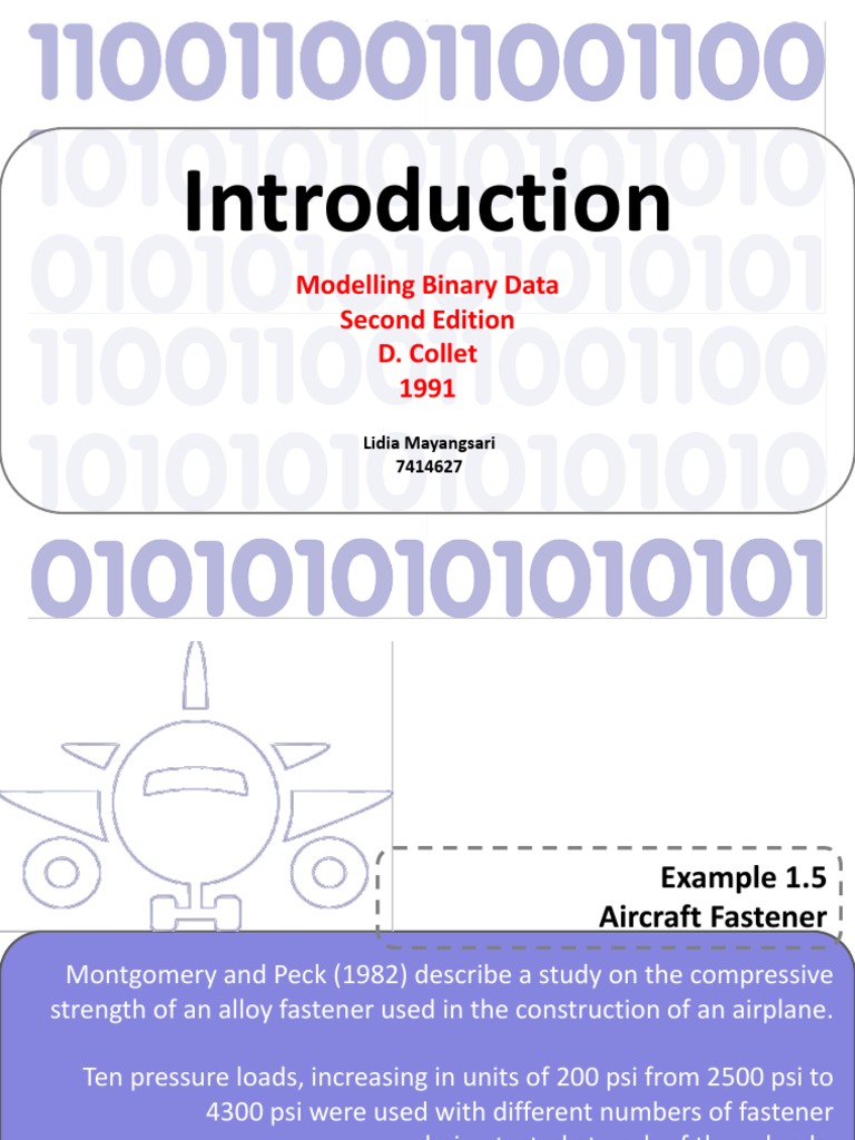 Example 1.5 - 1.8 Modeling Binary Data | PDF | Blood Plasma ...