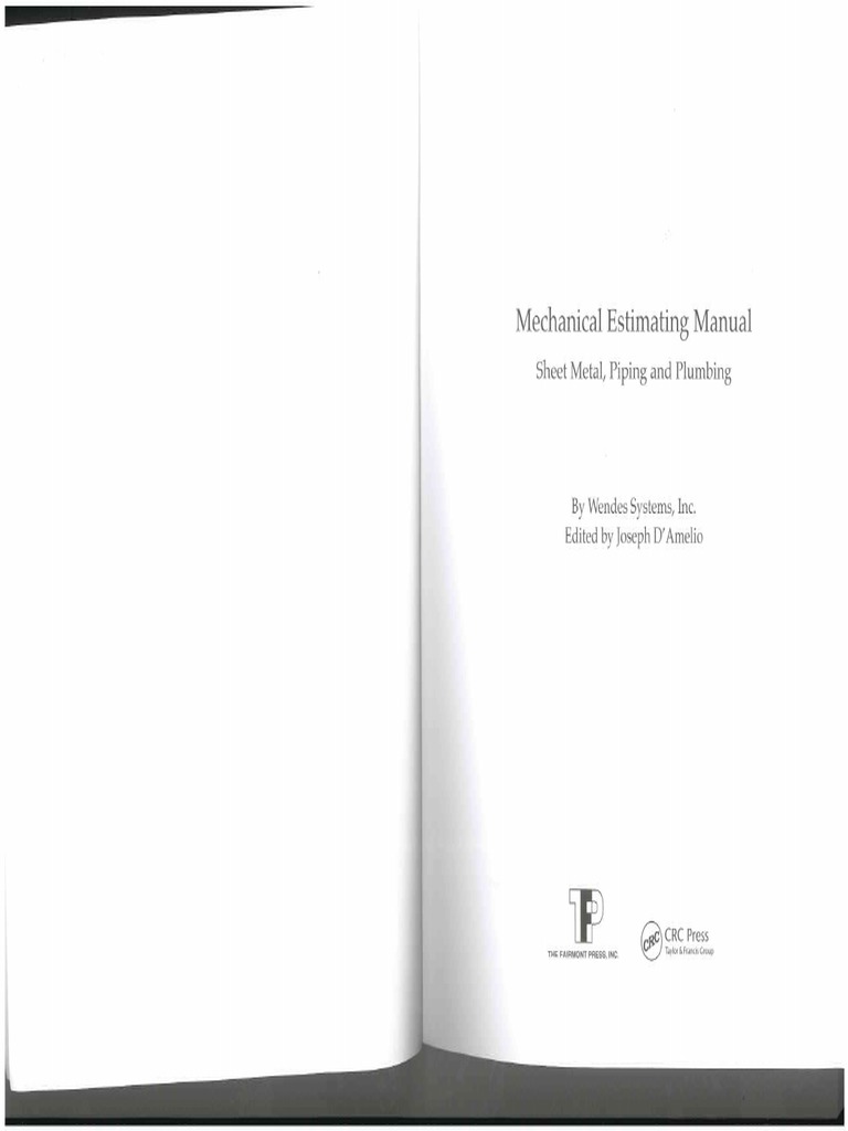 Mechanical Estimating Manual Aa | PDF | Foreign Language Studies