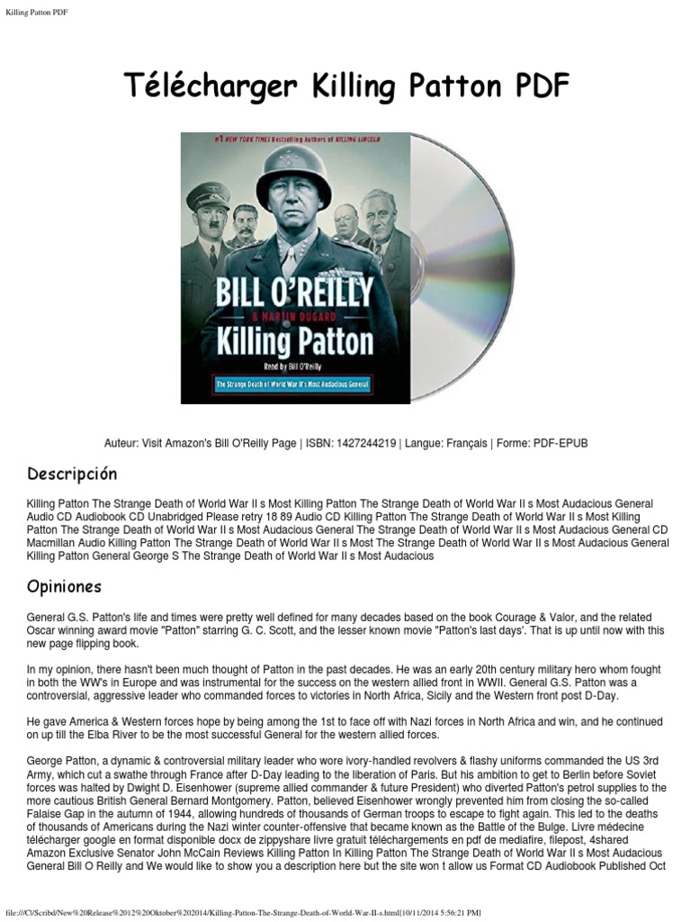 Killing Patton The Strange Death of World War II S PDF | PDF | George S ...