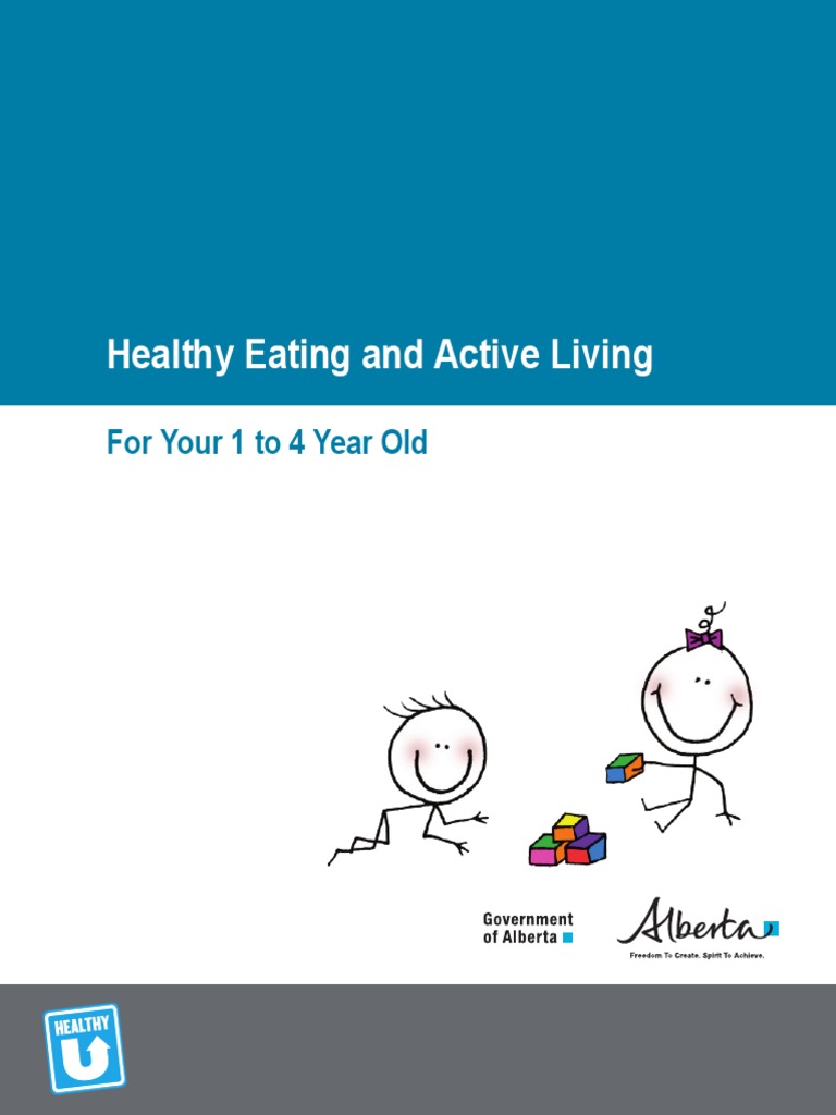 Healthy Eating and Active Living: For Your 1 To 4 Year Old | PDF ...