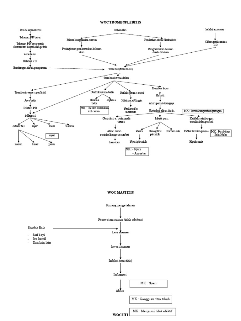 WOC Tromboplebitis Baru | PDF