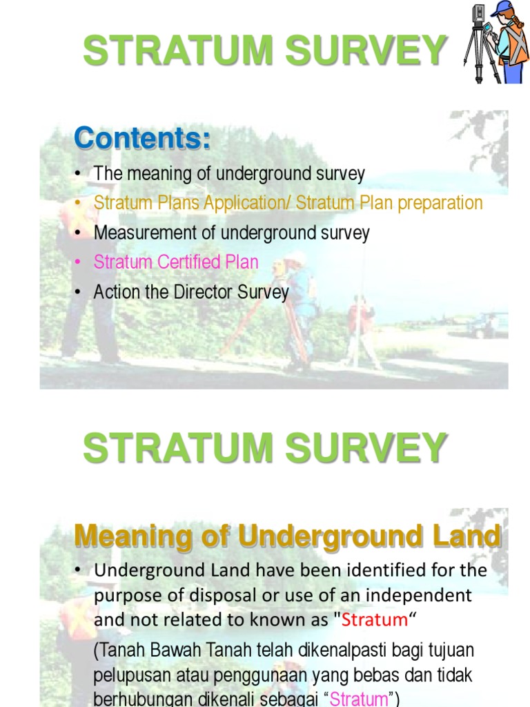 Chapter 4 - Stratum Survey | PDF